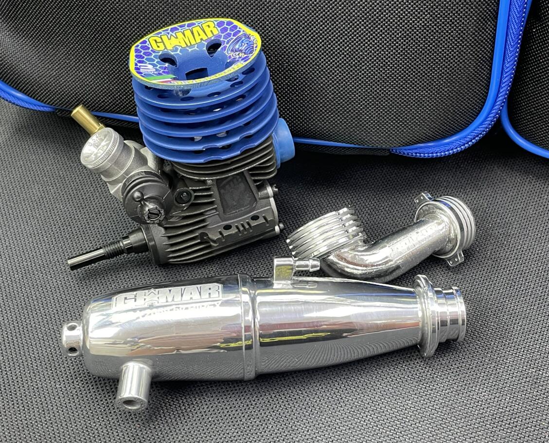 GIMAR Typhoon Modified 3ports .12 Touring Ceramic bearing engine with 2669 pipe combo set